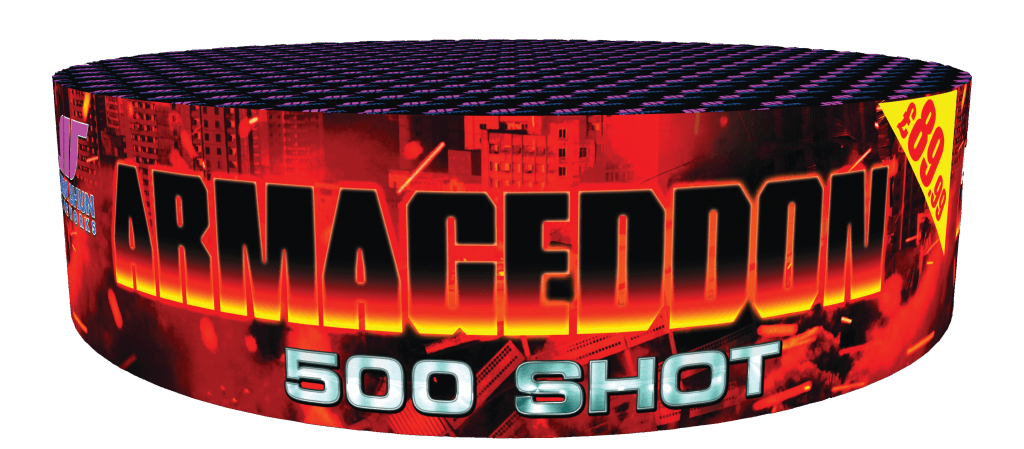 3008 Armageddon 500 Shot Barrage - Men Shun Fireworks - North London, UK