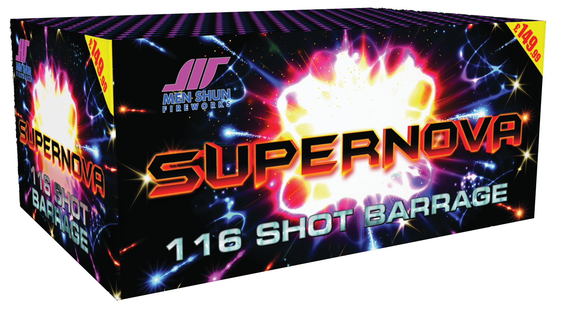 3091 Supernova 116 Shot Barrage - Men Shun Fireworks - North London, UK