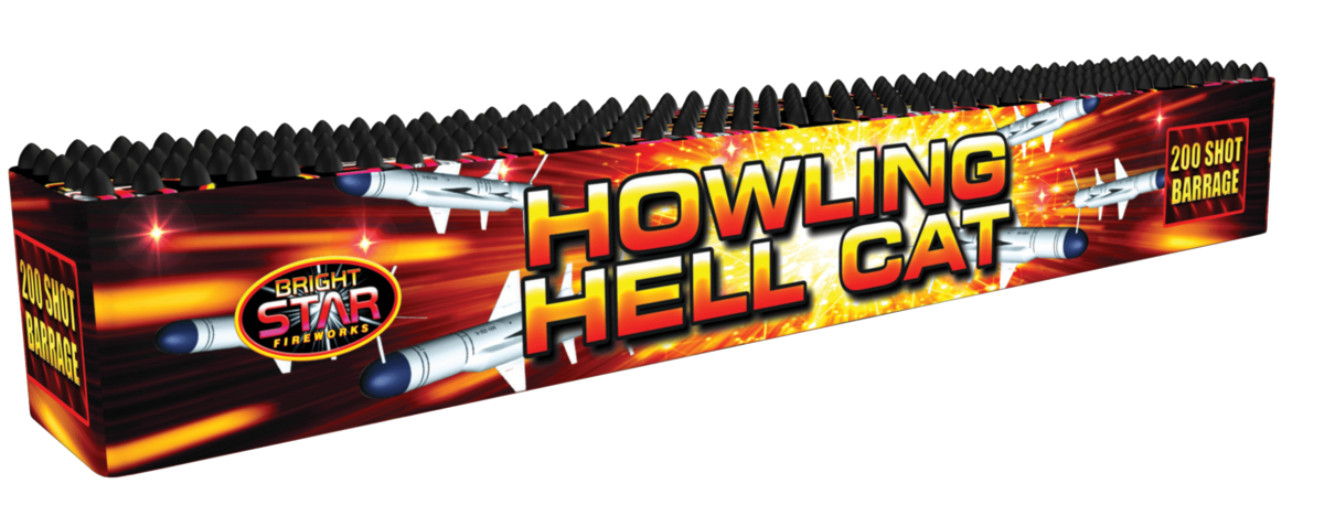 2083 Howling Hellcat 200 Shot Barrage - Men Shun Fireworks - North ...