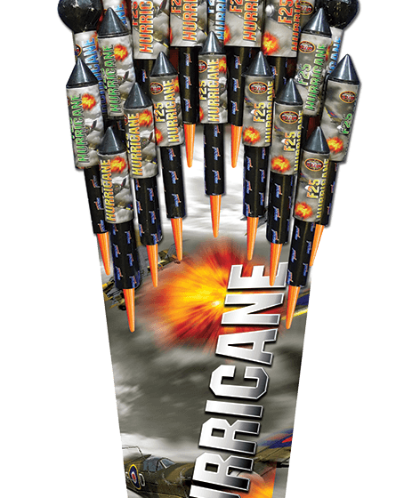 2304 F25 Hurricane Rockets - Men Shun Fireworks - North London, UK