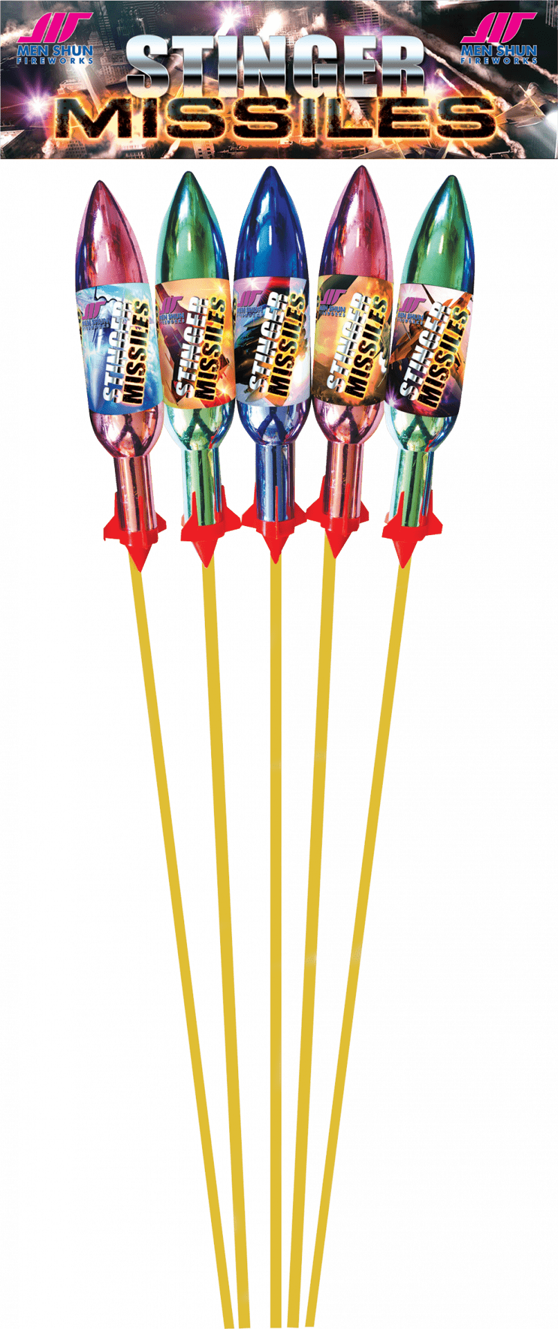 3020 Stinger Missiles Rocket Pack 1.3G - Men Shun Fireworks - North ...