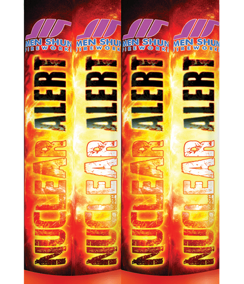 3030 Nuclear Alert Double Burst Roman Candle - Men Shun Fireworks ...