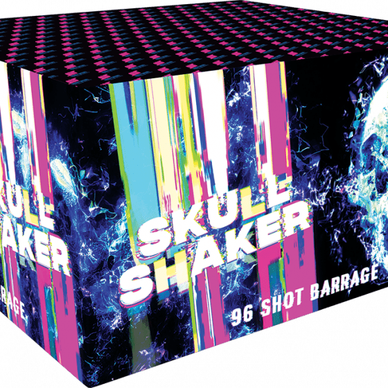 3111 Skull Shaker 96 Shot 1.3G Barrage - Men Shun Fireworks - North ...