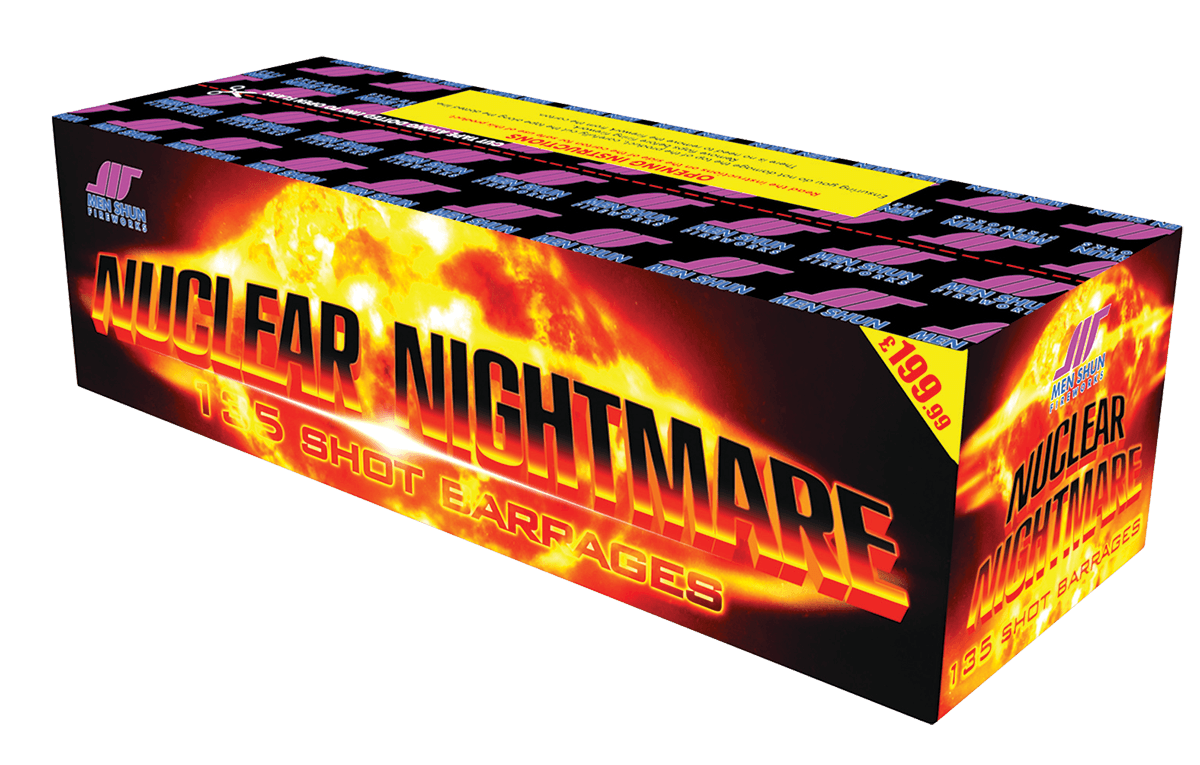 3116 Nuclear Nightmare 135 Shot 1.3G Compound Barrage - NEW - Men Shun ...