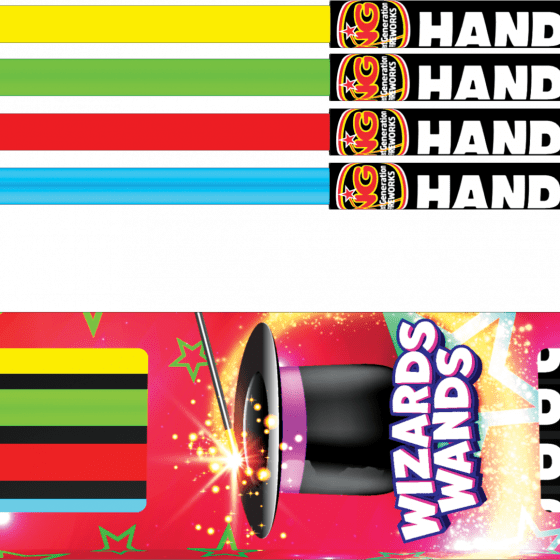 2452 Wizards Wands - Men Shun Fireworks - North London, UK