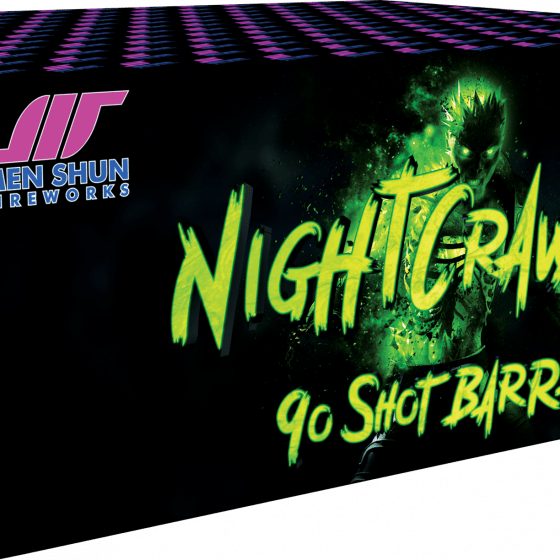 3120 Nightcrawler 90 Shot Barrage - Men Shun Fireworks - North London, UK