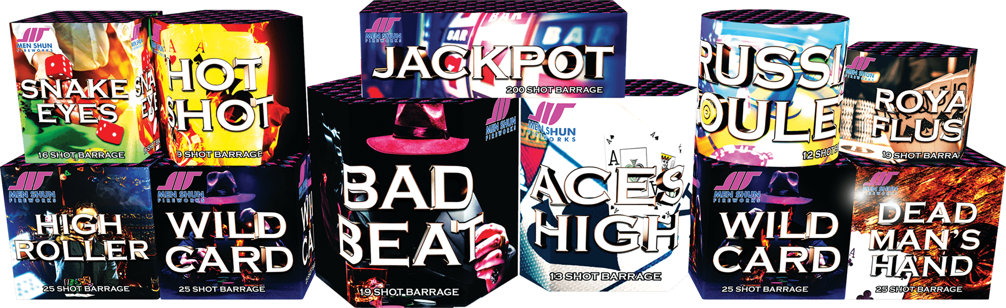 3128 Gambler 11 Piece Barrage Bag - Men Shun Fireworks - North London, UK